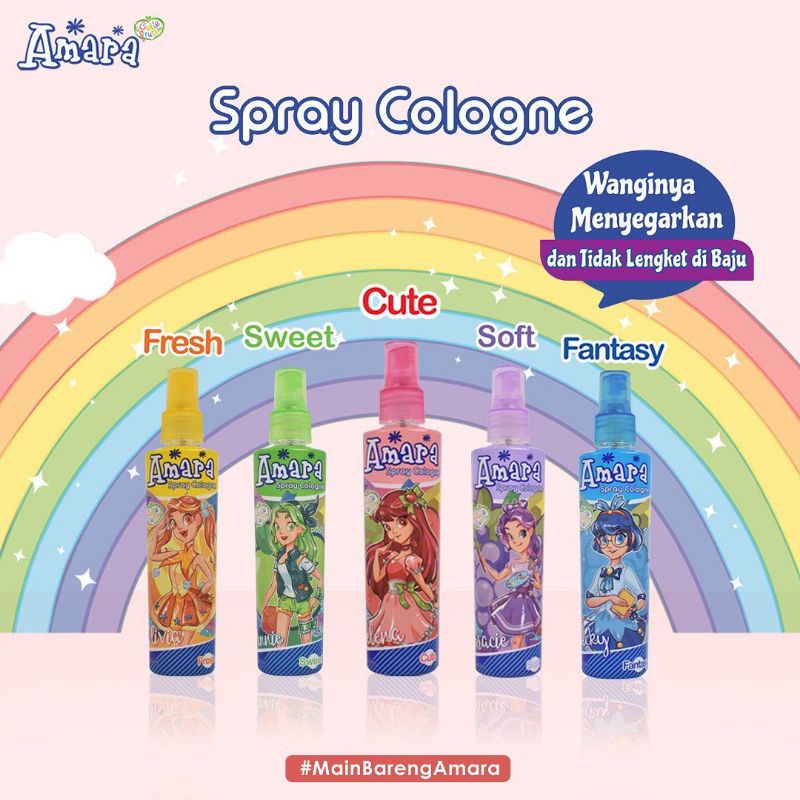Jual AMARA Kids spray Cologne mist parfum anak | Shopee Indonesia