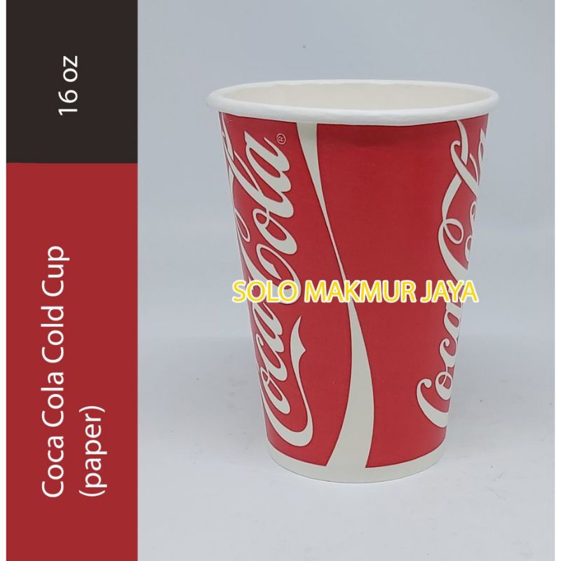 Jual Coca Cola & Milo Cup Paper Cup 16oz 10pcs | Shopee Indonesia