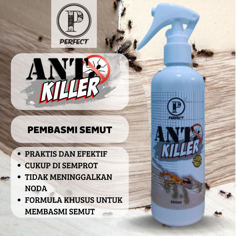 Jual Pembasmi Semut Spray Perfect Ant Killer 250ML Anti Semut Dan Serangga Racun Anti Semut ...