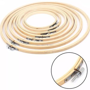 Jual Pemidangan alat sulam bahan kayu hoop ring sulam jahit cross ...