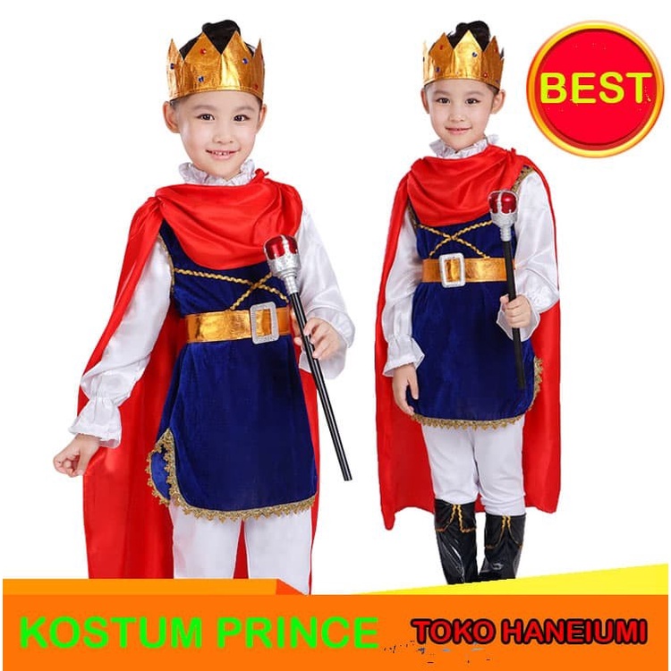 Jual Kostum Prince full set anak laki-laki termasuk aksesoris PANGERAN ...