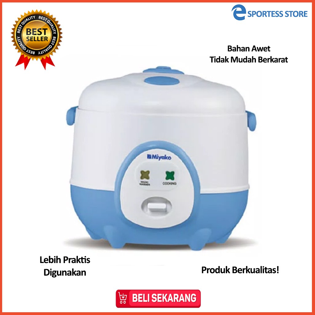 Jual Rice Cooker Mini merek miyako terbaru awet panas alat dapur ...
