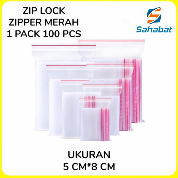 Jual PLASTIK ZIP LOCK 5 X 8 PLASTIK KLIP ZIPLOCK MAKANAN PLASTIK OBAT ...