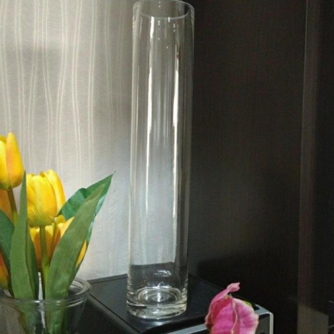 Jual vas bunga kaca bening tinggi 30 cm | Shopee Indonesia