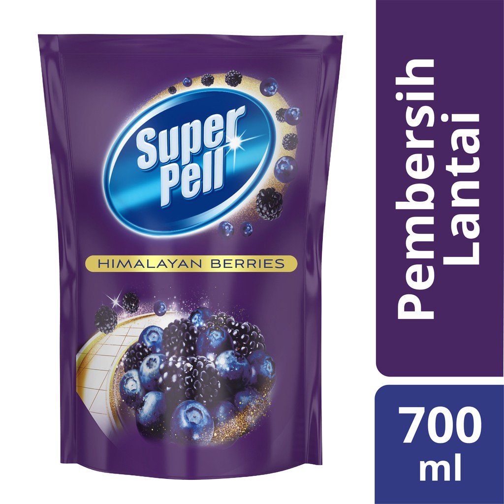 Jual Super Pell Pembersih Lantai Himalayan Berries Pouch 700 ml ...