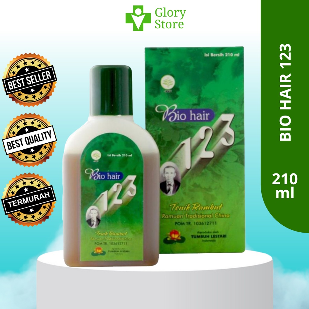 Jual BIO HAIR 123 GREEN 210 ML/HAIR TONIC/TONIC RAMBUT/PENYUBUR RAMBUT ...