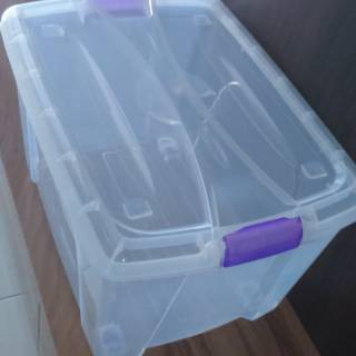 Jual Box Container Bening 50 Liter+Roda Indonesia|Shopee Indonesia