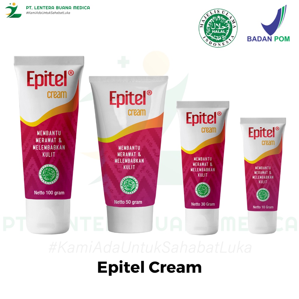 Jual SALEP EPITEL CREAM 100gr,50gr,30gr,10gr/salep luka/wound cream ...