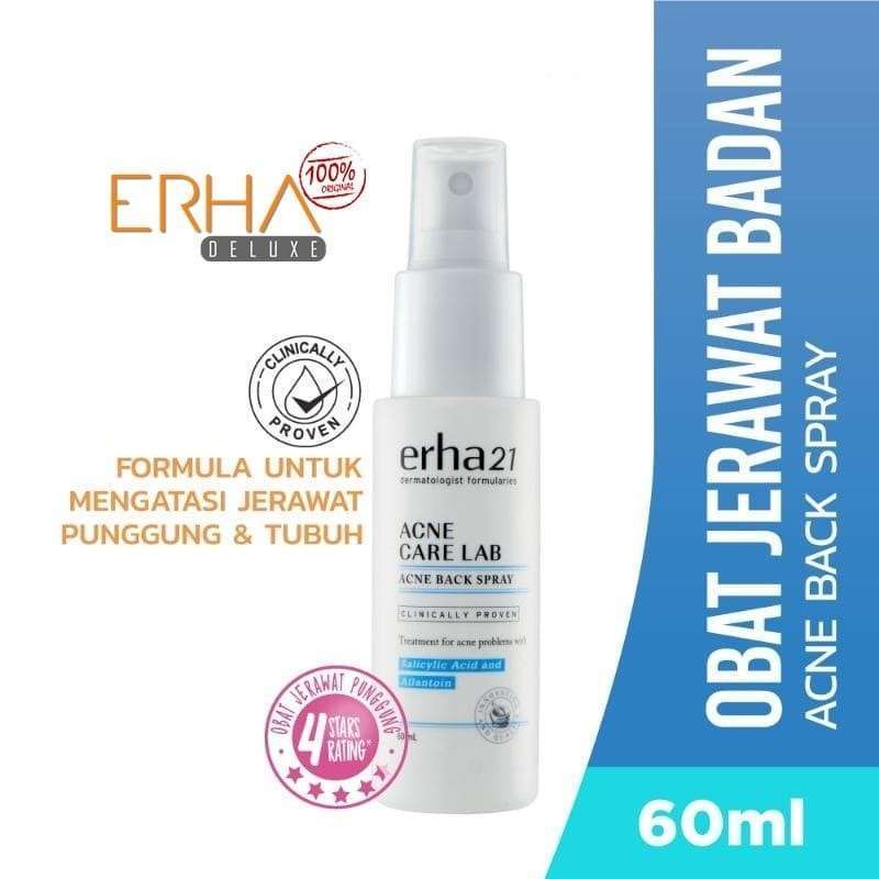 Jual Erha21 Back Spray Acne Care Lab 60 ml | ERHA Obat Jerawat Punggung ...