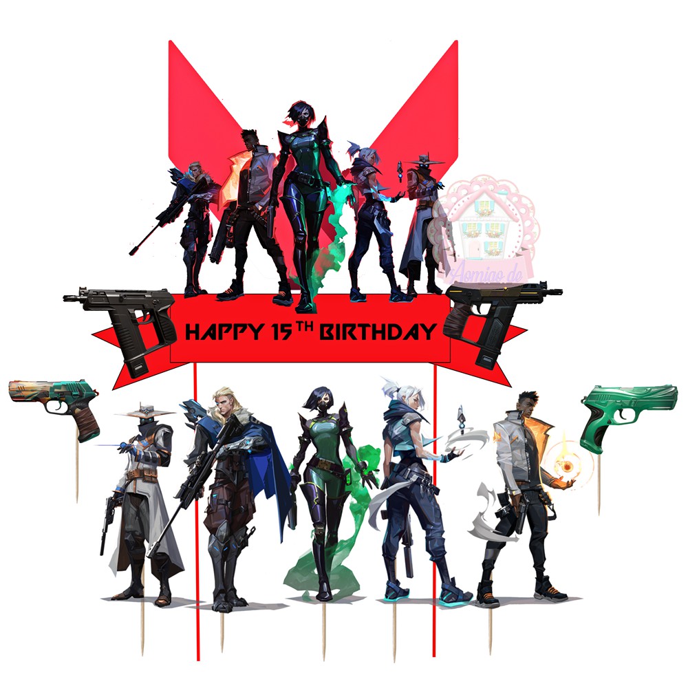 Jual VALORANT CAKE TOPPER | Shopee Indonesia