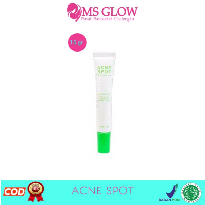 Jual ACNE SPOT // ACNE TREATMENT ORIGINAL // ACNE GEL ORIGINAL MS GLOW ...