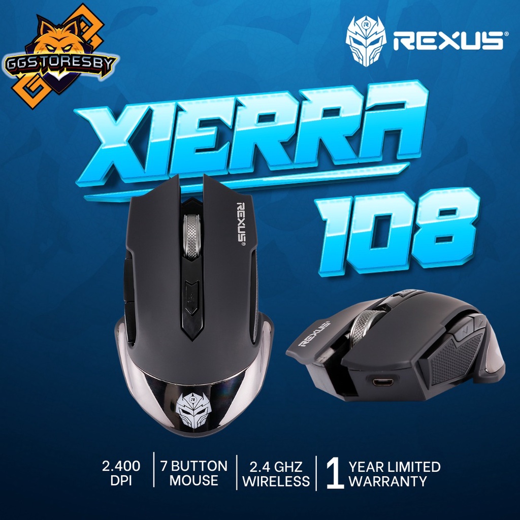 Jual REXUS XIERRA RX108 Gaming Mouse | Shopee Indonesia