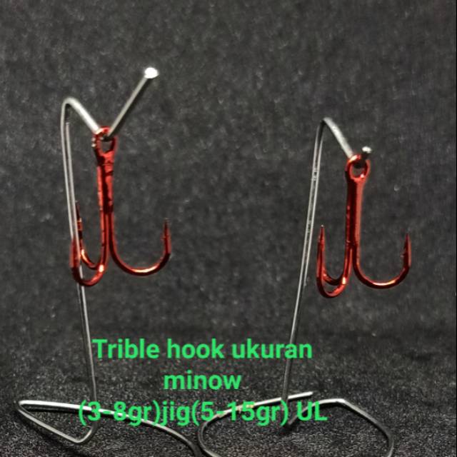 Jual Trible hook UL Rp3000(2pcs) | Shopee Indonesia