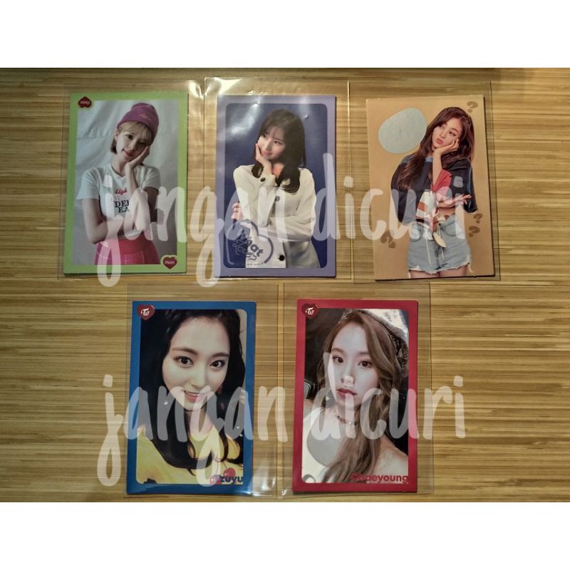 Jual WTS TWICE Official Photocard what is love (wil) Jeongyeon Sana Jihyo Tzuyu Chaeyoung ...
