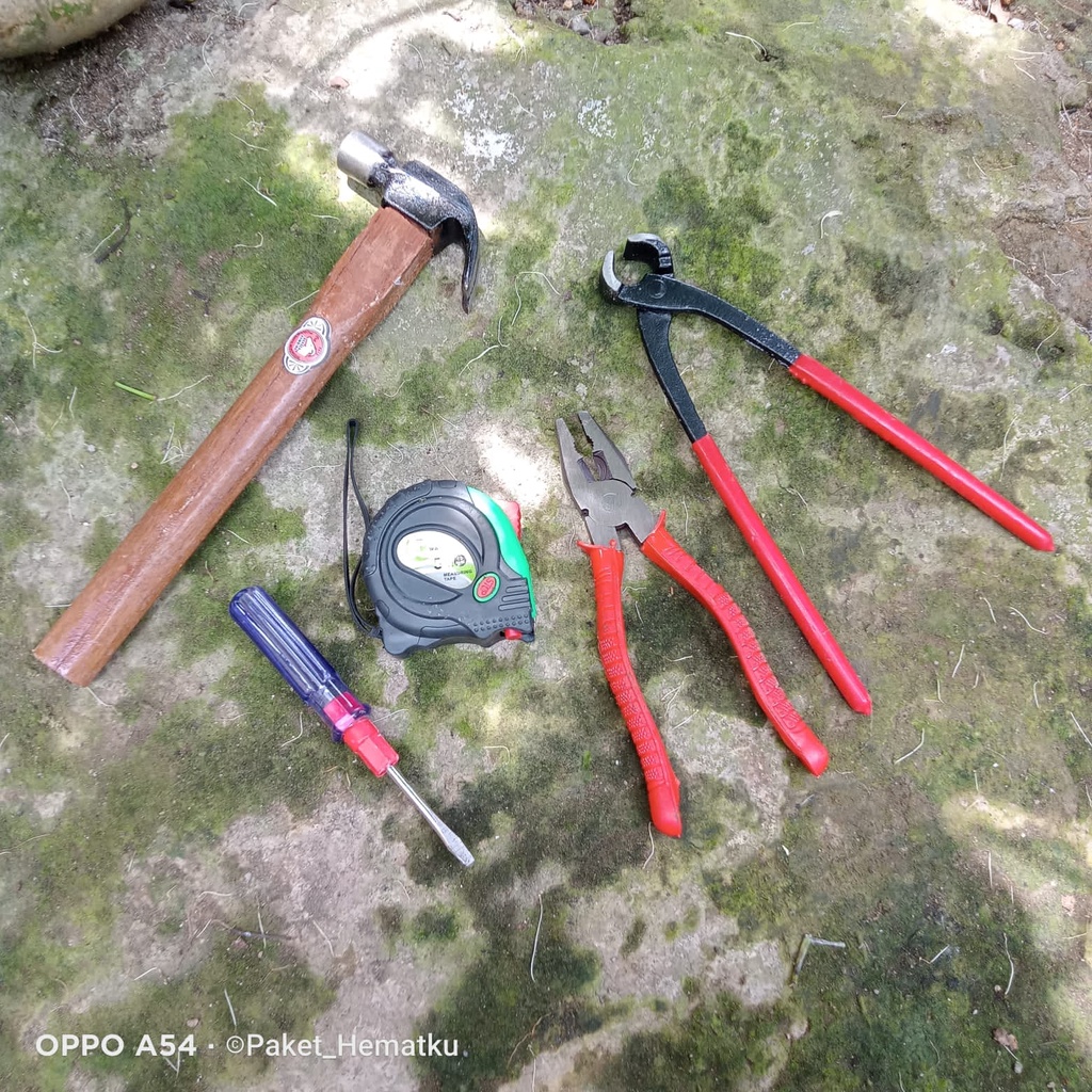 Jual Paket hemat alat perkakas pertukangan lengkap isi 5 pcs alat ...