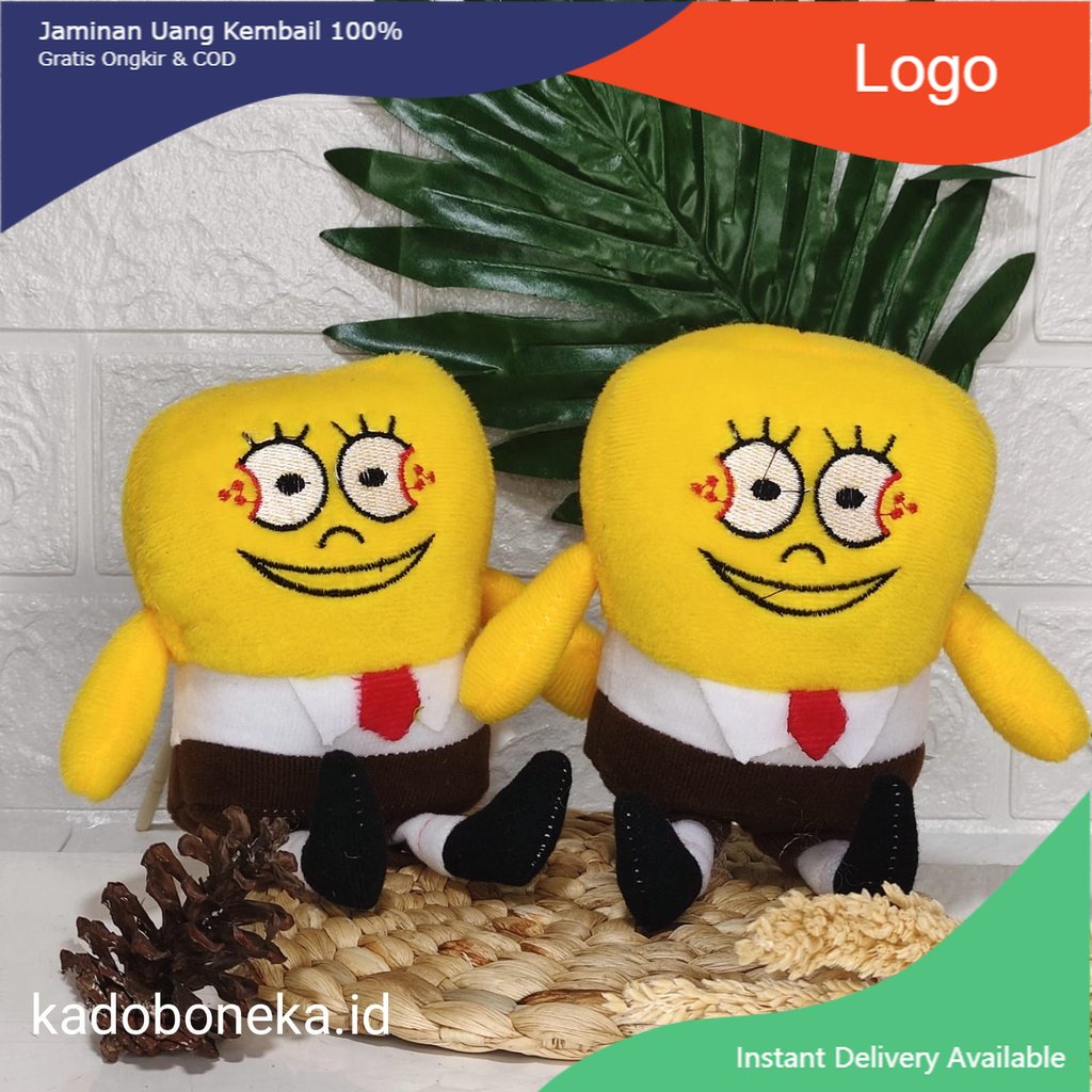 Jual Boneka Mini Spongebob Kecil Produk Sni Ukuran 15 Cm Spongebob Capit Shopee Indonesia