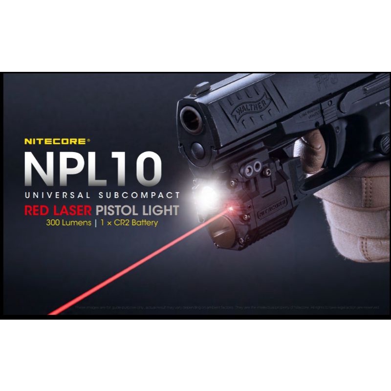 Jual NITECORE Senter Pistol Tactical Gun Light XP-G2 S3 300 Lumens with ...