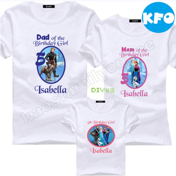 Jual Baju Kaos Ulang Tahun Keluarga Frozen Family Couple / Kaos Request ... Jual Baju Kaos Ulang Tahun Keluarga Frozen Family Couple / Kaos Request ...