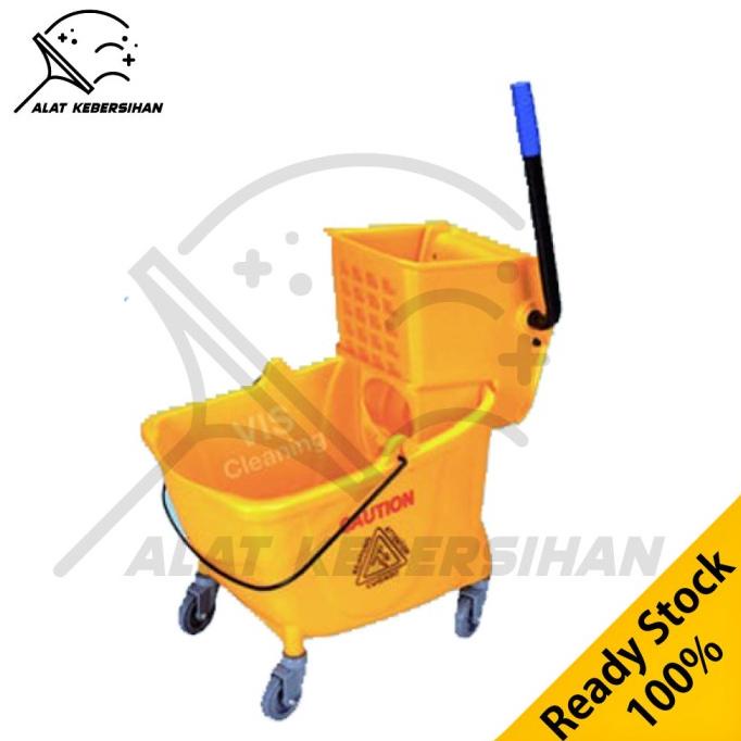 Jual SINGLE BUCKET MOP WRINGER 32L ( EMBER DENGAN PEMERAS ) DSEFE4152 ...