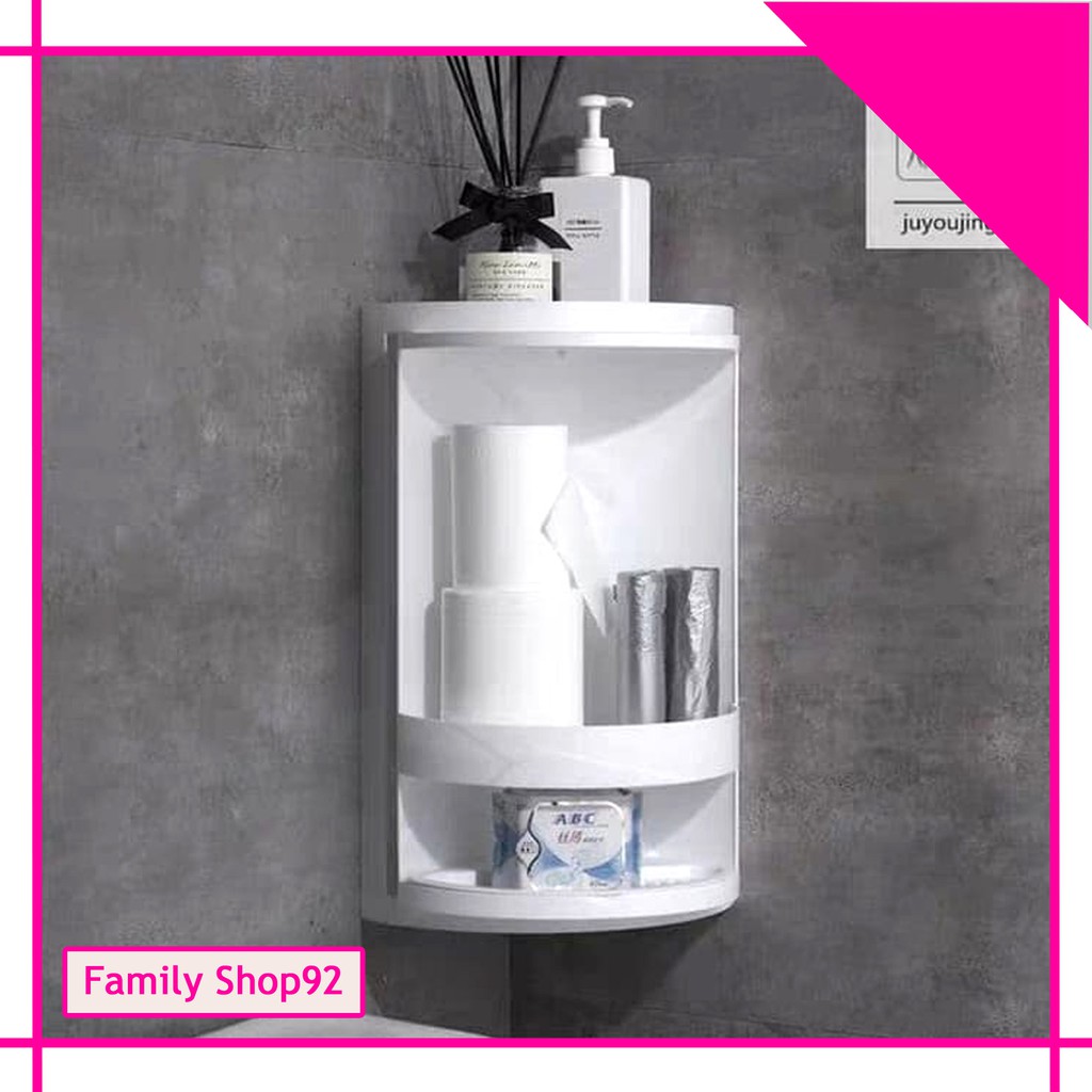 Jual Toilet Corner Organizer 816T Rak Serbaguna Putar Storage Rack Rak ...