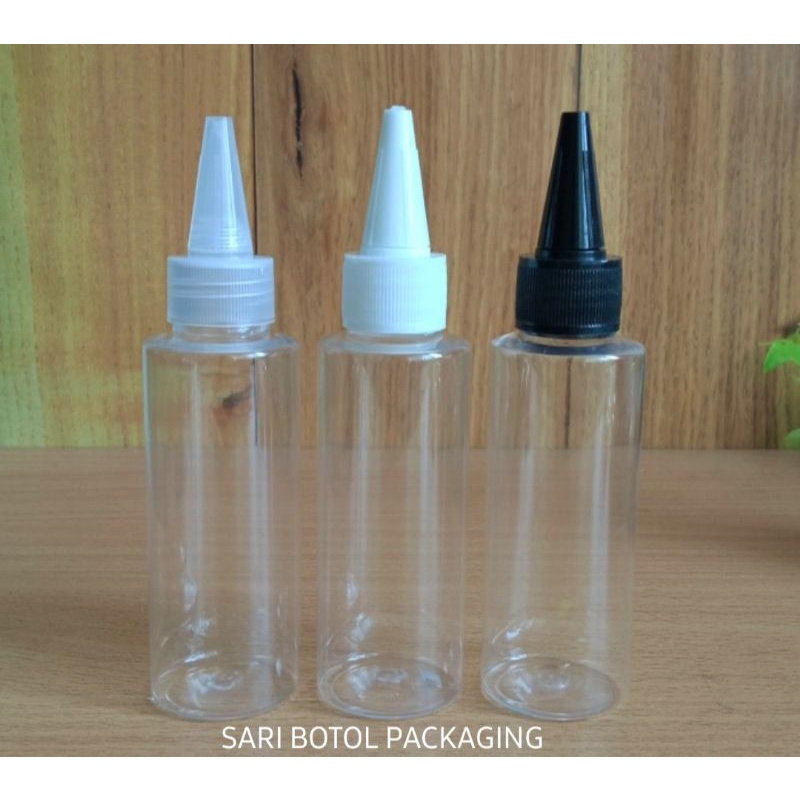 Jual BOTOL KERUCUT 100 ML RF NATURAL / BOTOL TINTA 100 ML RF NATURAL ...