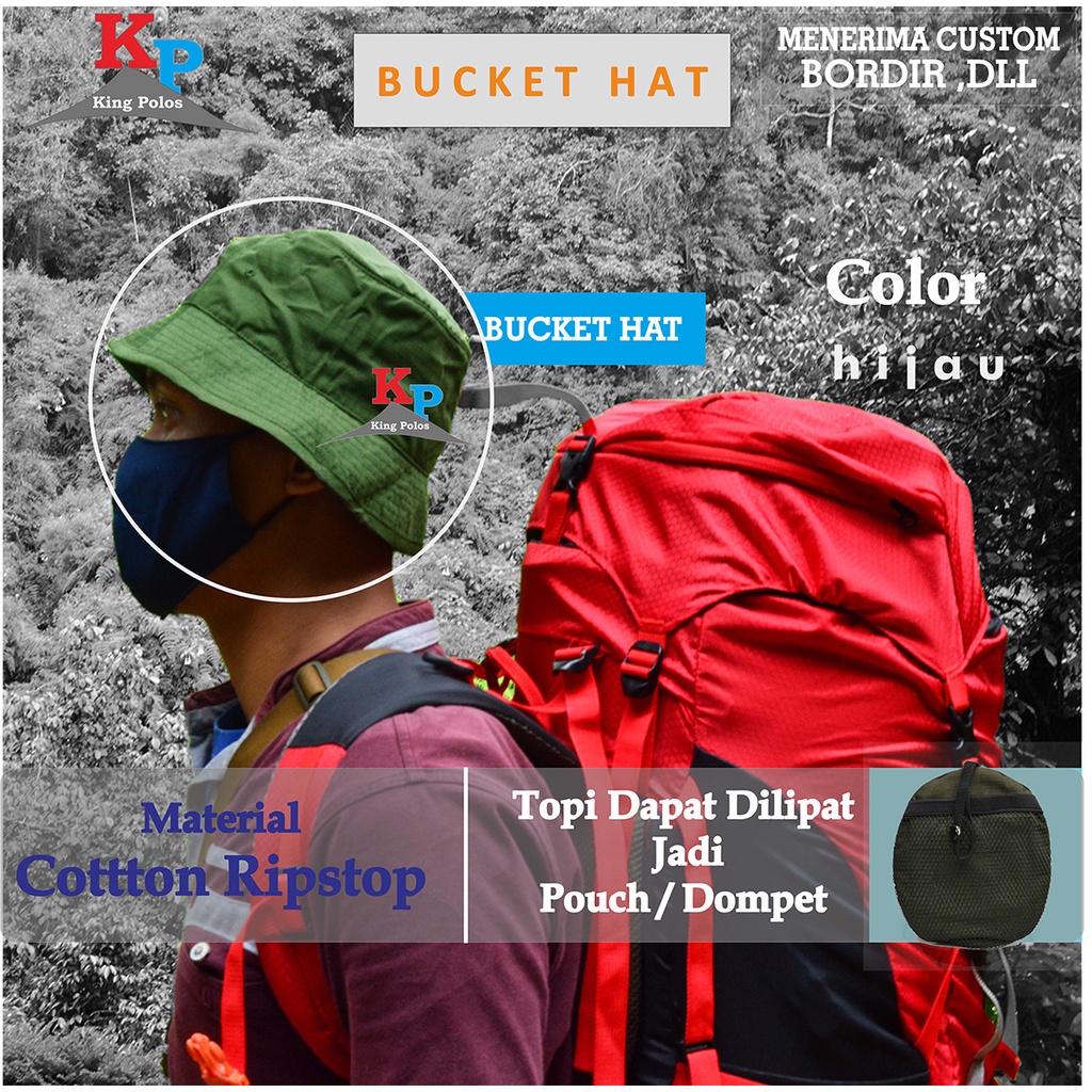 Jual BUCKET HAN TOPI INSTAGRAMBLE | BUCKET HAT TOPI HIKING | TOPI ...