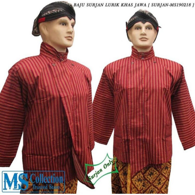 BAJU SURJAN LURIK KHAS JAWA | Shopee Indonesia