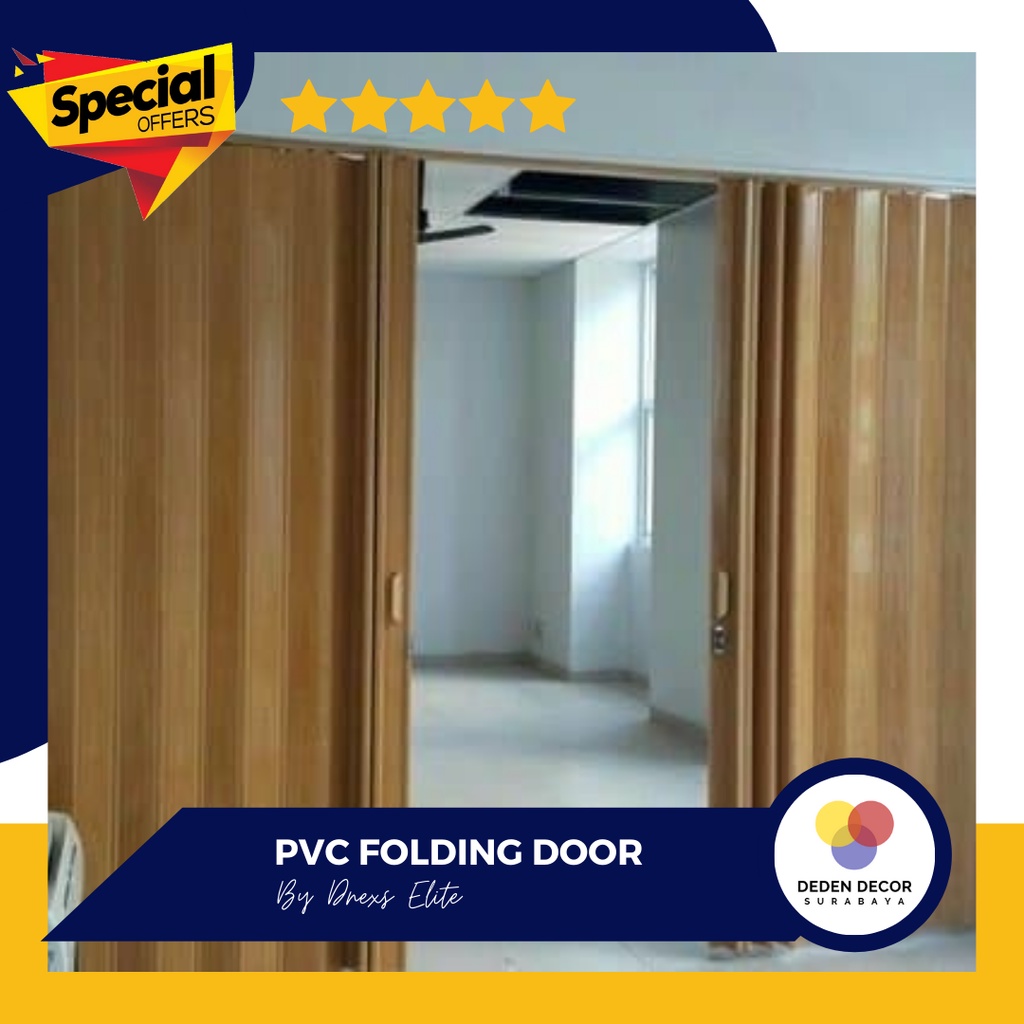 Jual PINTU PVC FOLDING DOOR SURABAYA MURAH 2022 | Shopee Indonesia