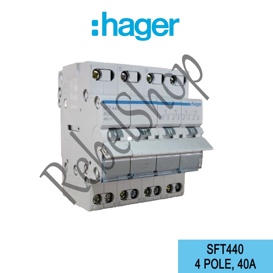 Jual Hager Changeover Switches COS SFT440 4P 40A - Change Over Genset ...