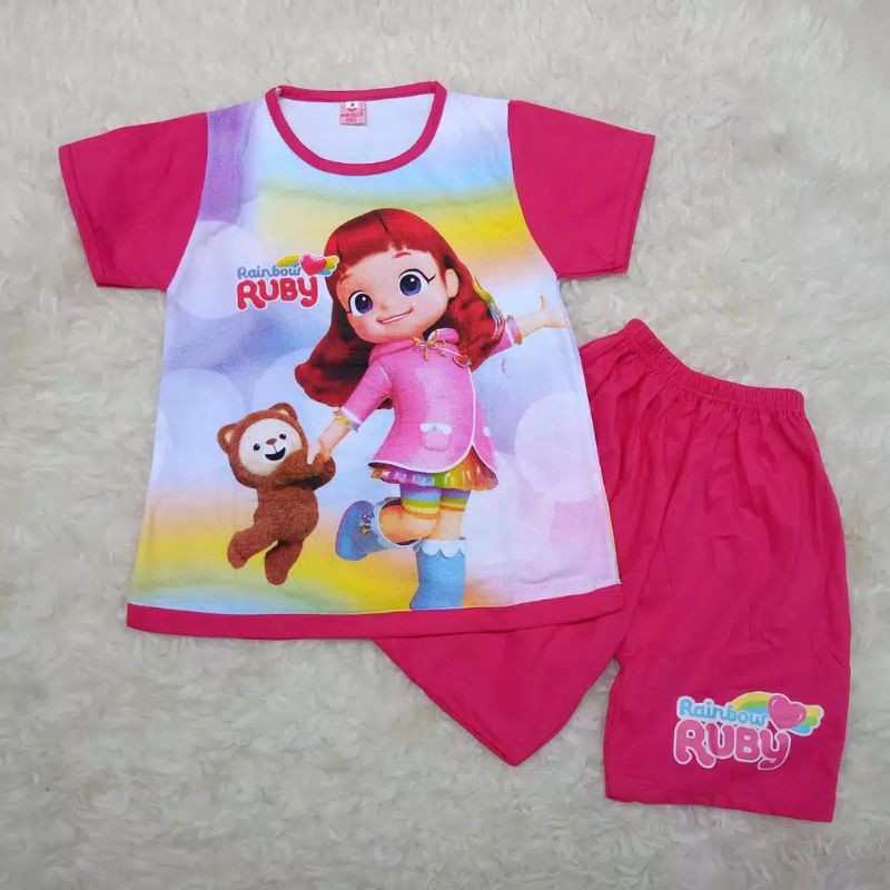 Jual setelan warna Rainbow ruby | Shopee Indonesia