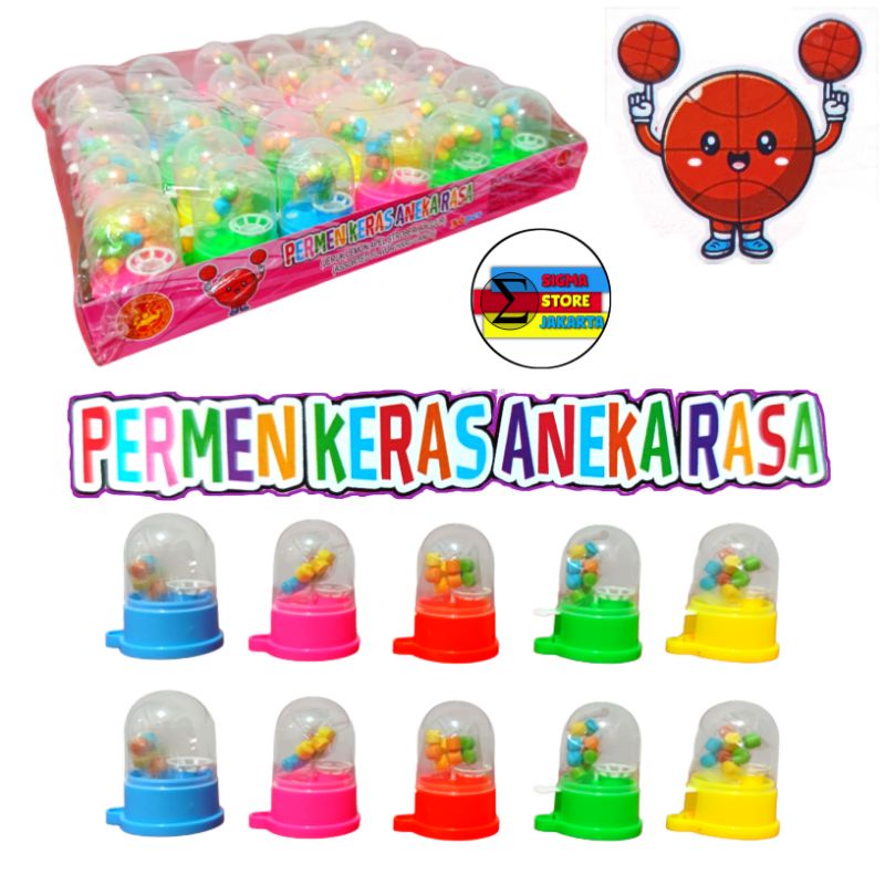 Jual Permen Mainan Keranjang Basket 1 pc - Permen Keras Jadul Aneka ...