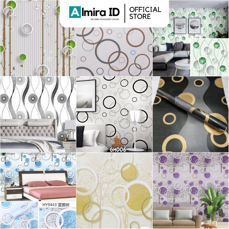 Jual Wallpaper Dinding Stiker Polkadot Walpaper Sticker Minimalis Kamar ...