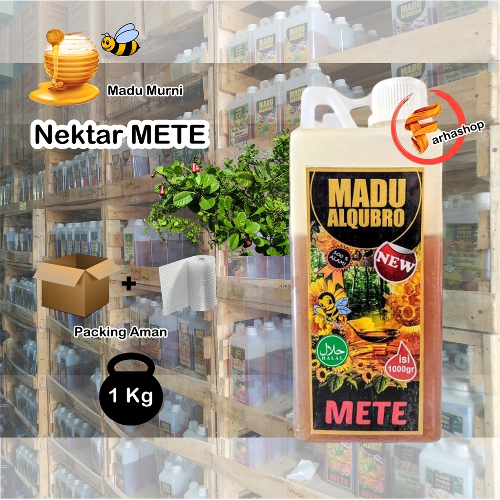 Jual Madu ASLI MURNI Original | Madu NEKTAR METE | Madu AL QUBRO | Madu ...