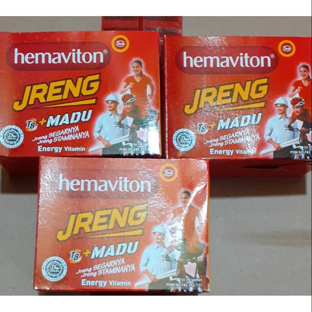 Jual Hemaviton Jreng 1 box isi 10 sachet | Shopee Indonesia