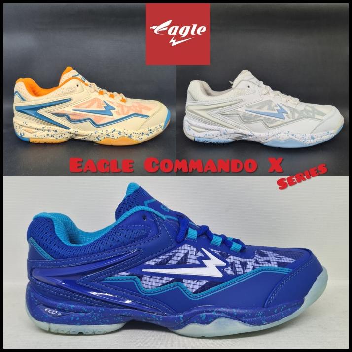 Jual Sepatu Badminton Eagle Commando X Series (Original) | Shopee Indonesia