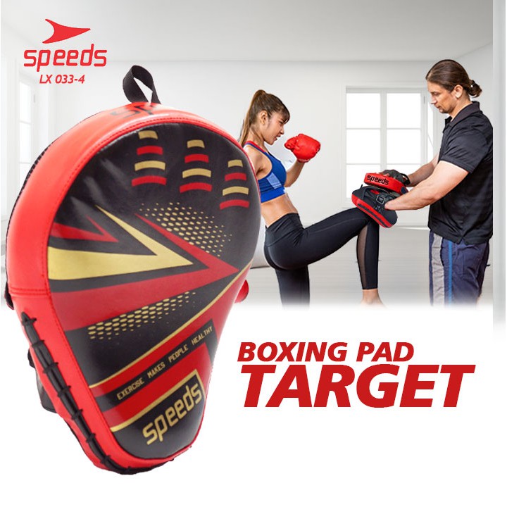 Jual SPEEDS Boxing Pad Muay Thai Taekwondo Hand Target Punching Gloves ...