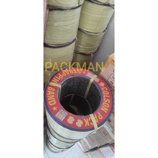 Jual Tali Strapping band strap plastik PP roll tebal packing kuning 15 ...