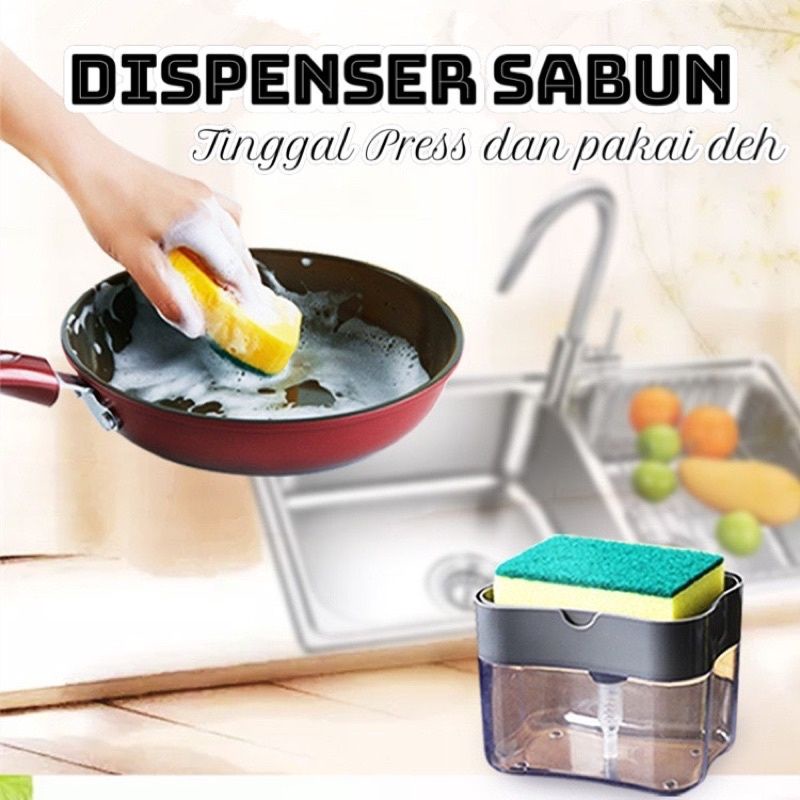 Jual DISPENSER SABUN CUCI PIRING / DISPENSER SABUN SPON | Shopee Indonesia