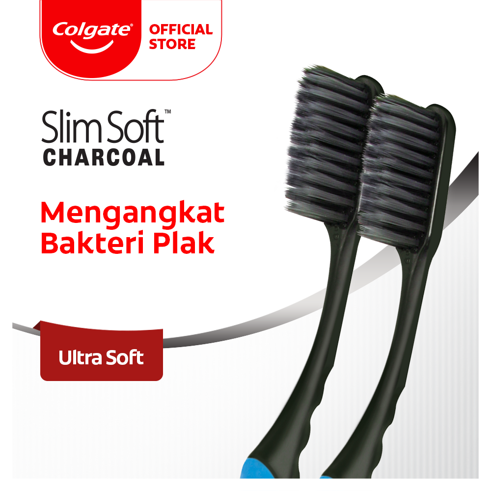 Jual Colgate Slim Soft Sikat Gigi Ultra Soft 2 pcs | Shopee Indonesia