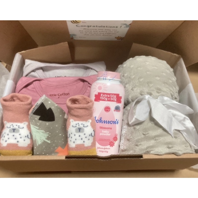 Jual Baby Hampers Newborn Baby Gift Set Baby Shower Hamper (Baby ...