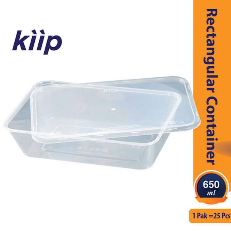 Jual Thinwall Rectangular Container Kiip 650 Ml | Shopee Indonesia Jual Thinwall Rectangular Container Kiip 650 Ml | Shopee Indonesia