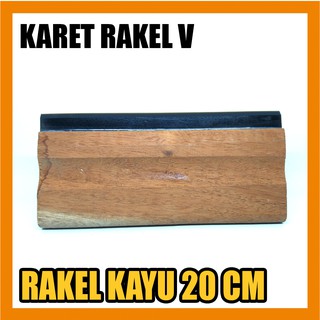 Jual Rakel Sablon Kayu 20 cm Karet Lancip | Shopee Indonesia