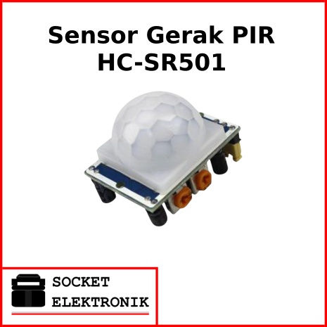 Jual Sensor gerak PIR Sensor Passive InfraRed HC-SR501 HC SR501 ...
