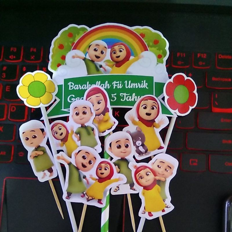 Jual topper hiasan kue Nusa nussa rara v2 Indonesia|Shopee Indonesia