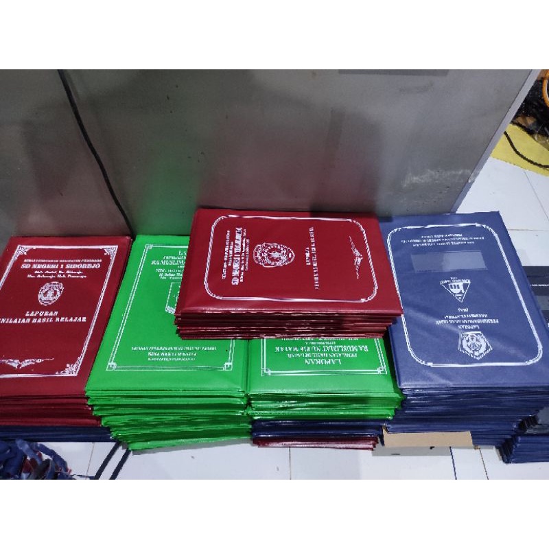 Jual SAMPUL RAPOT K13 SAMPUL IJAZAH K13 CUSTOM (SUDAH TERMASUK SABLON ...