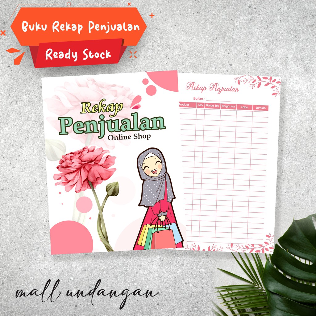 Jual BUKU REKAP PENJUALAN - BUKU REKAP PENJUALAN OLSHOP MURAH READY ...