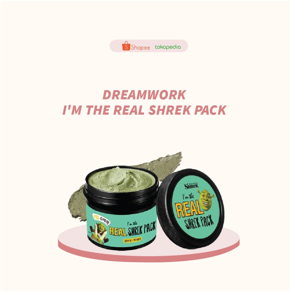 OLIVEYOUNG x DREAMWORKS : I'm The Real Shrek Pack Face Mask 110g ...