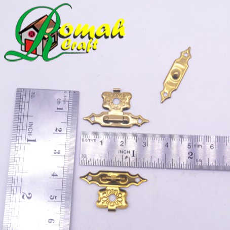 Kuncian untuk kotak peti 30 x 18 mm M.45 / gembok ornament / kunci dus ...