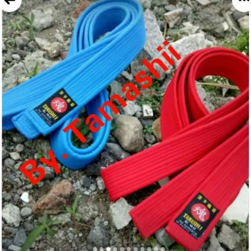 Jual sabuk karate aka ao | Shopee Indonesia