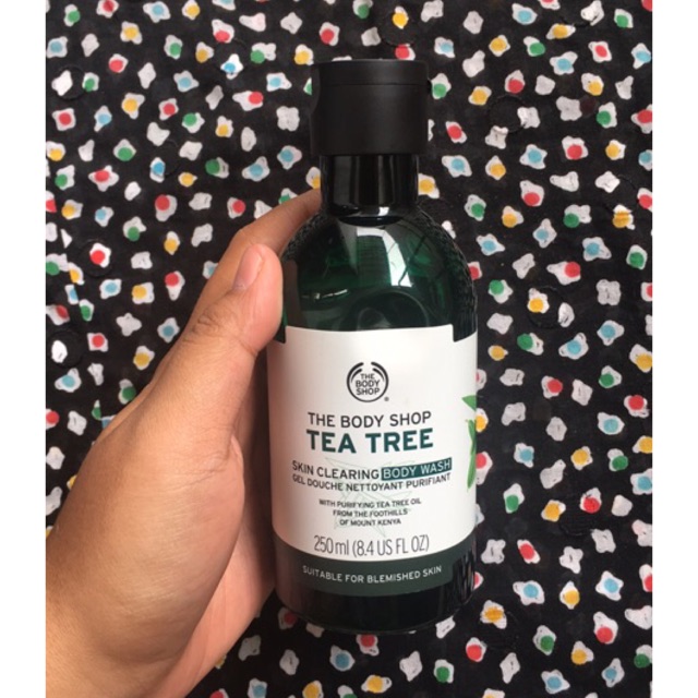 The Body Shop Original Tea Tree Skin Clearing Body Wash 250ml Sabun ...